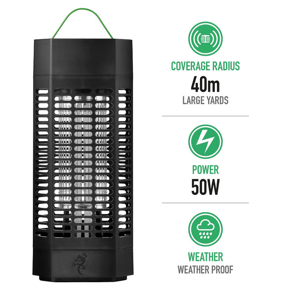 Gecko Bug Zapper LARGE Outdoor Bug Zapper | BUY ONLINE – Insectomatic